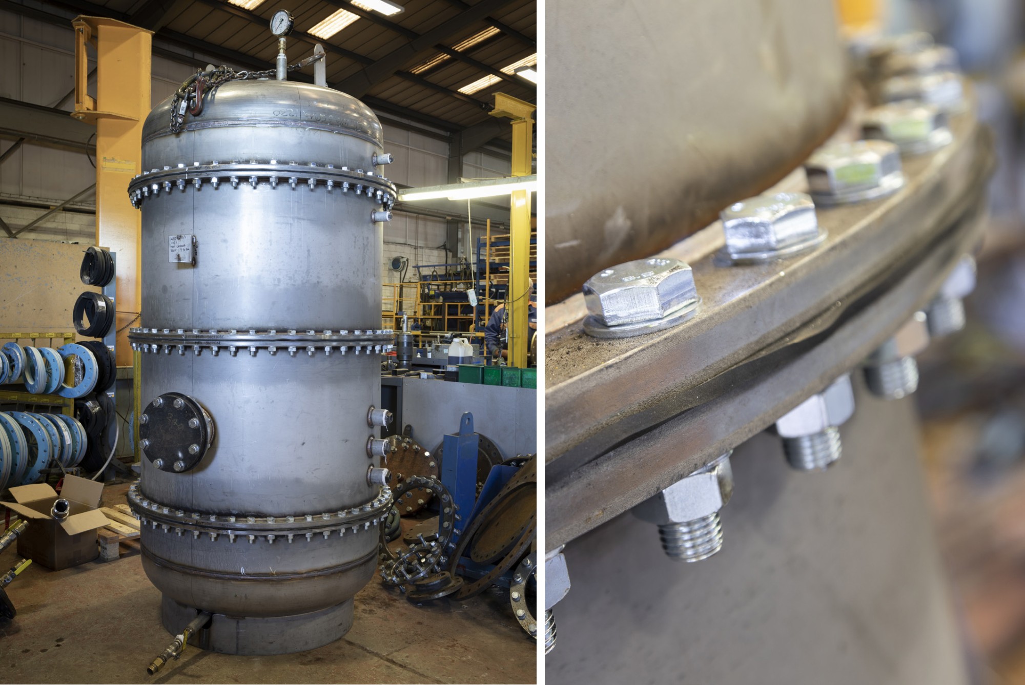 Sectional Hot Water Vessels | Ormandy Rycroft Engineering